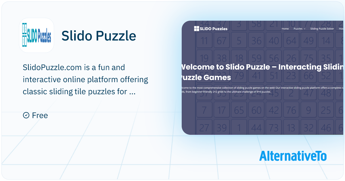 Slido Puzzle: SlidoPuzzle – Free Online Sliding Puzzle Games ...