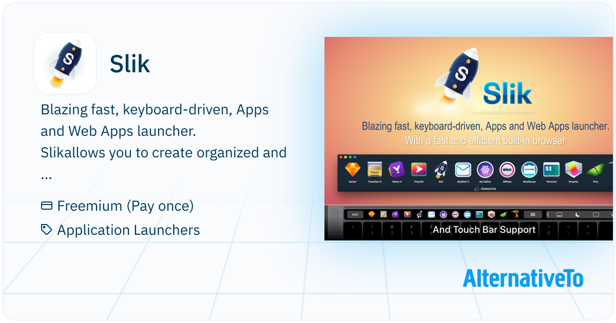 Slik: Blazing fast, keyboard-driven, Apps and Web Apps launcher ...