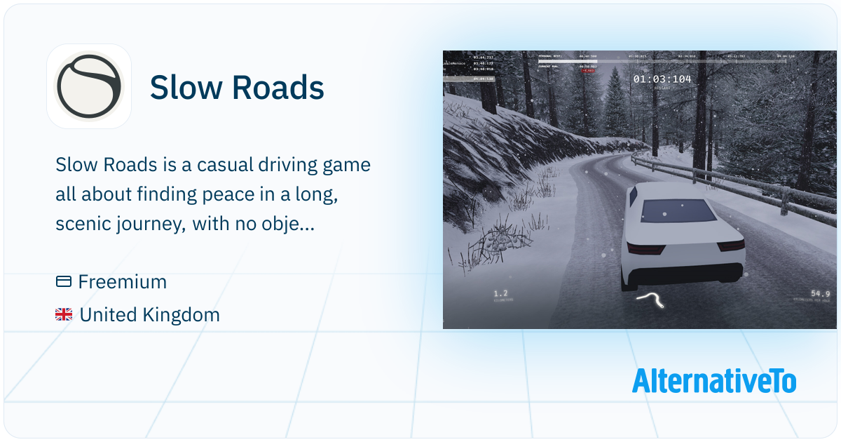 Slow Roads: A casual driving game all about finding peace in a long ...