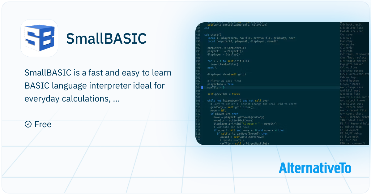 SmallBASIC: Fast and easy to learn BASIC language interpreter ideal for ...