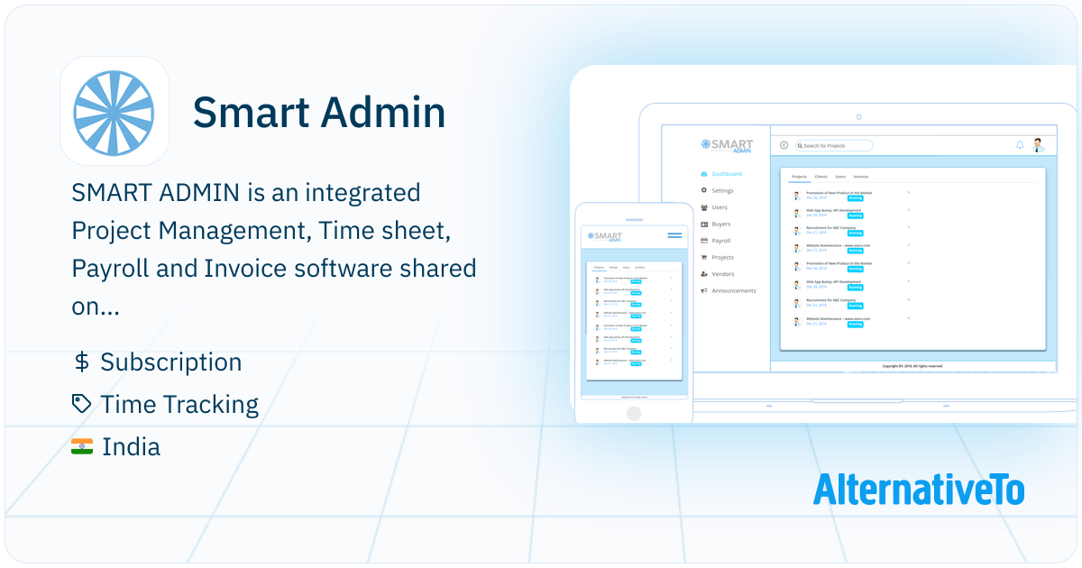 Smart Admin: Integrated project management, time sheet, payroll, and ...