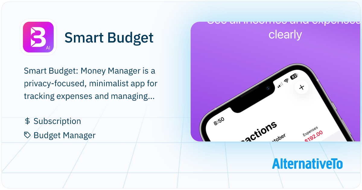 Smart Budget: Effortless, ad-free budget tracking—simple, private, and ...