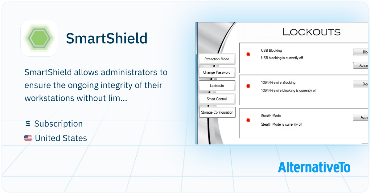 SmartShield: Allows administrators to ensure the | AlternativeTo