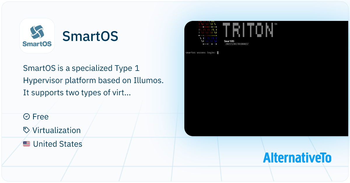 SmartOS: Hypervisor lean enough to run entirely in memory, powerful ...