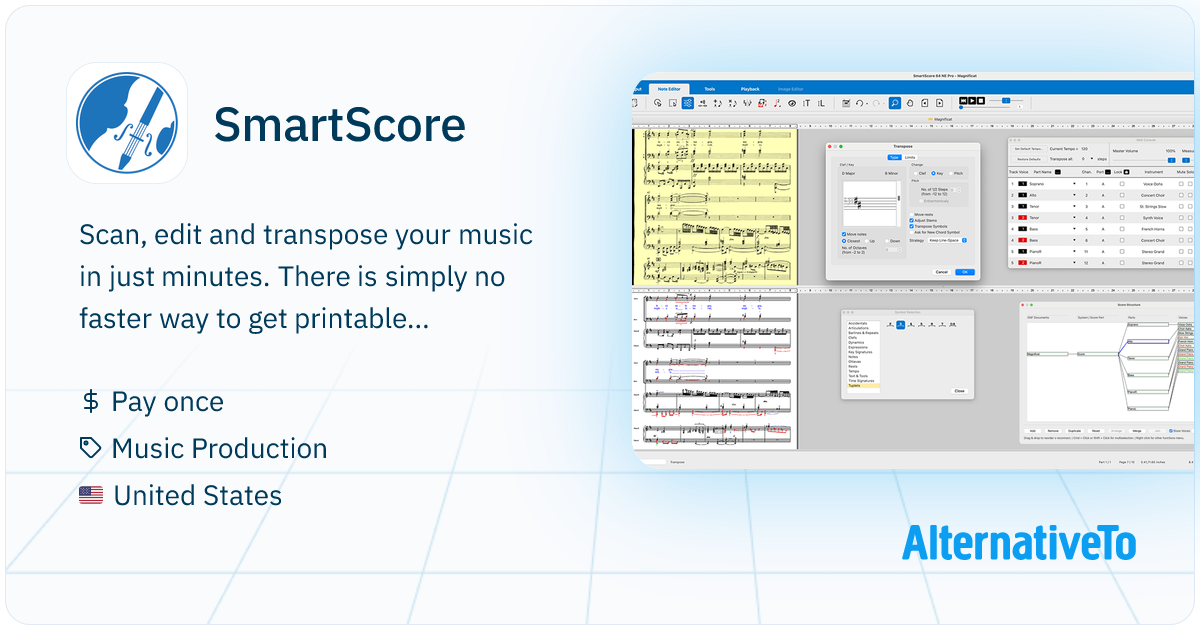 SmartScore: World-class music notation software with flexible ...