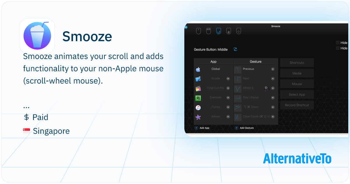 Smooze: Animates your scroll and adds functionality to your non-Apple ...