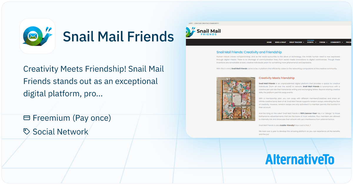 Snail Mail Friends: Groundbreaking digital platform that offers a hub ...