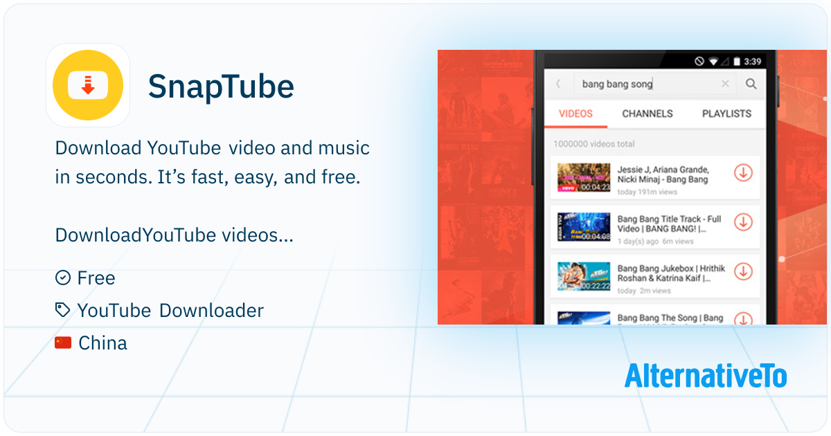 SnapTube: Ad-free, fast video downloads in multiple resolutions ...