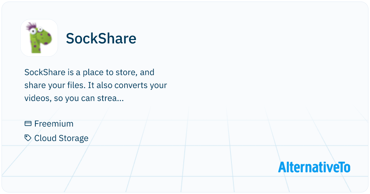 SockShare: Place to store, and share your | AlternativeTo