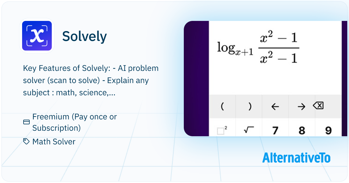 Solvely: GPT-4 AI app that solves math, science, and liberal arts ...