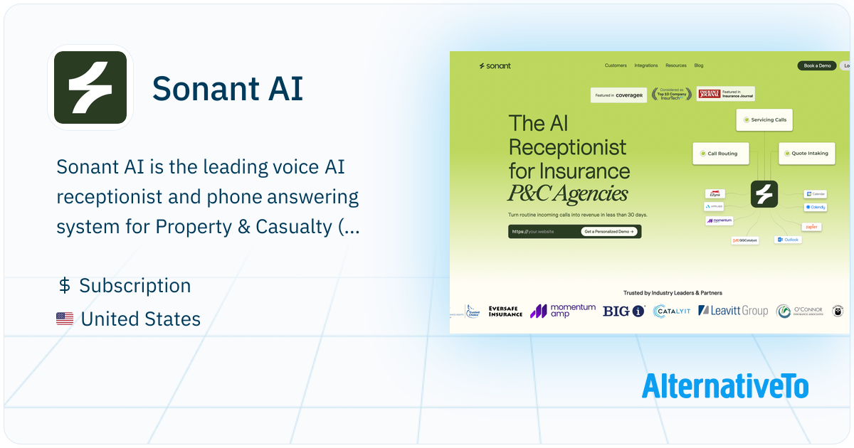 Sonant AI: The leading voice AI receptionist and phone answering system ...