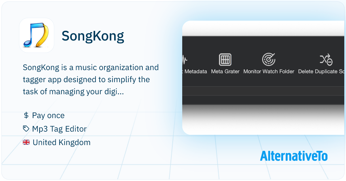 SongKong: Music organization and tagger app designed to simplify the ...