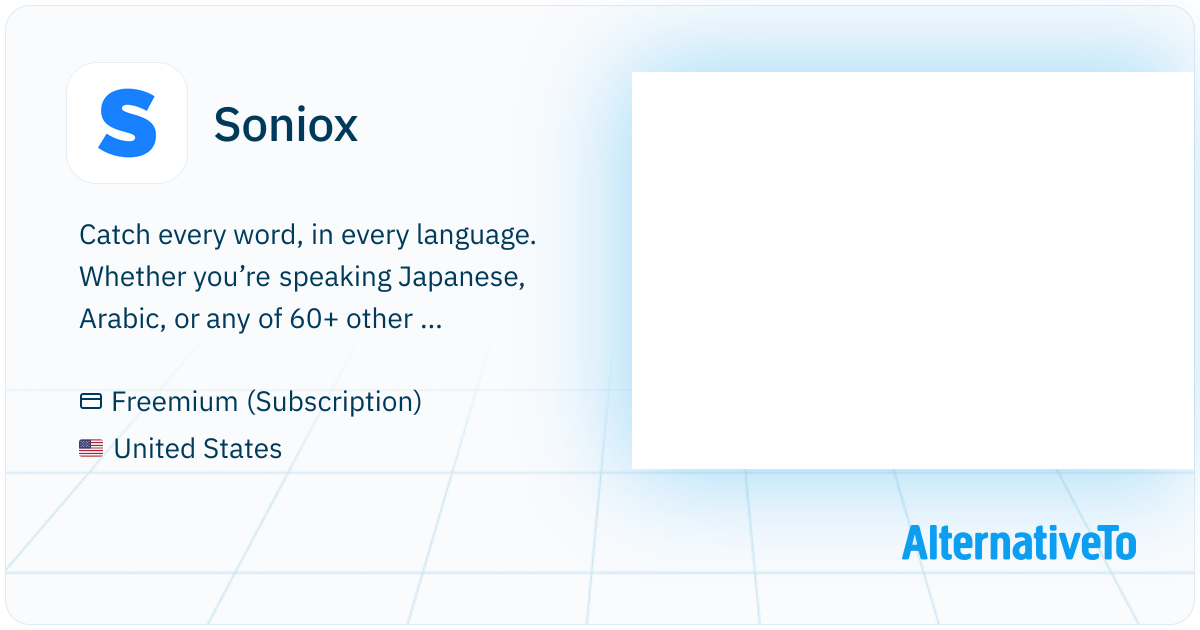 Soniox: The smartest scribe in your pocket: get real-time speech ...