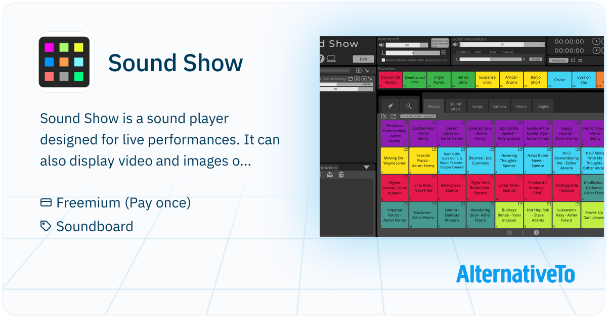 Sound Show: Soundboard designed for live performances, broadcasts and ...