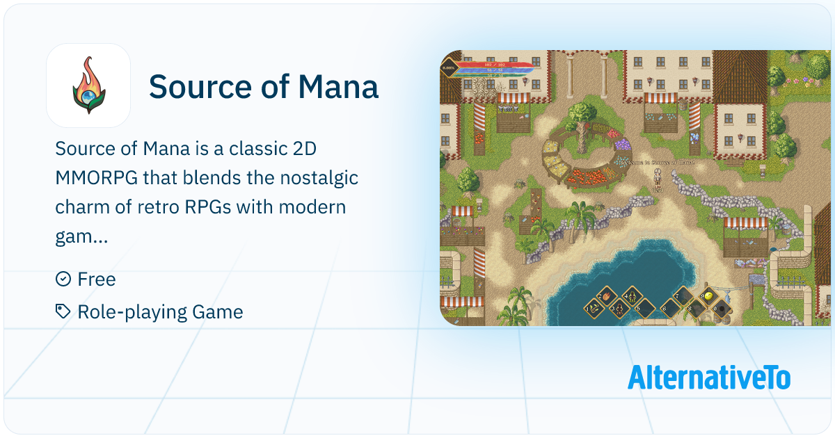 Source of Mana: A free and open source 2D MMORPG under active ...