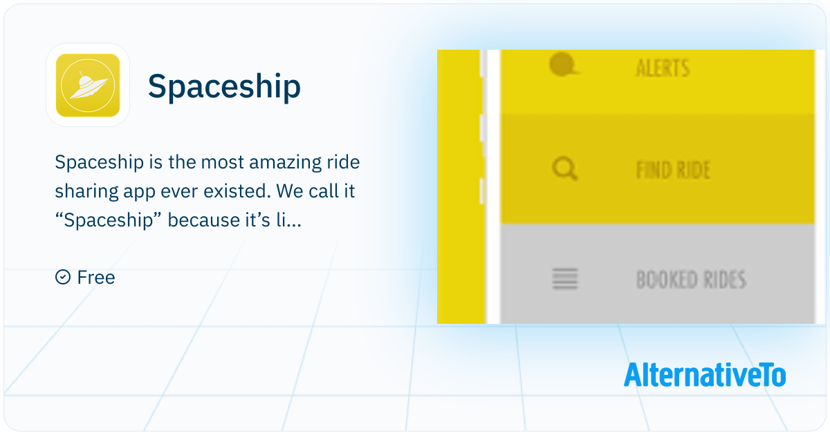 Spaceship: The most amazing ride sharing app | AlternativeTo