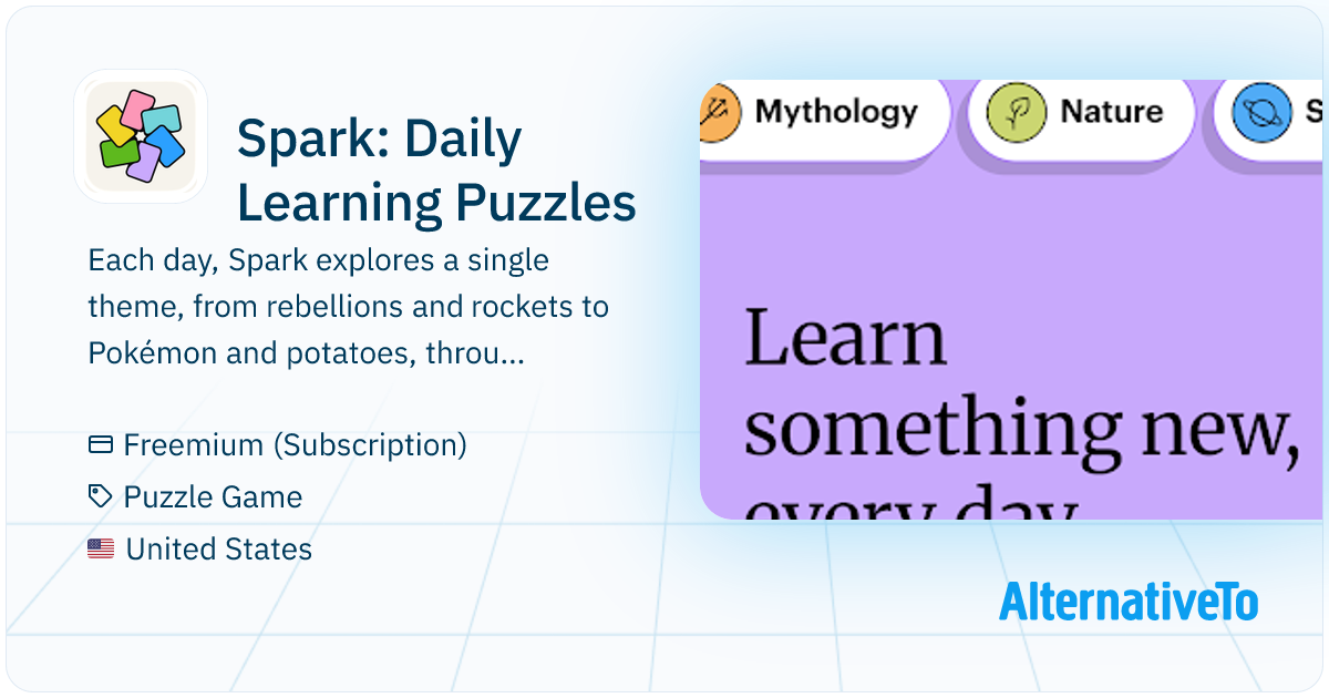 Spark: Daily Learning Puzzles: Spark is a free daily puzzle app where ...