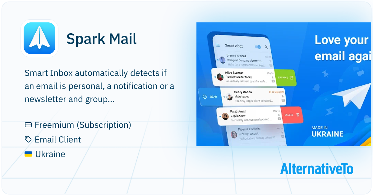 Spark Mail: E-mail app with all the great features: swipes (long/short ...