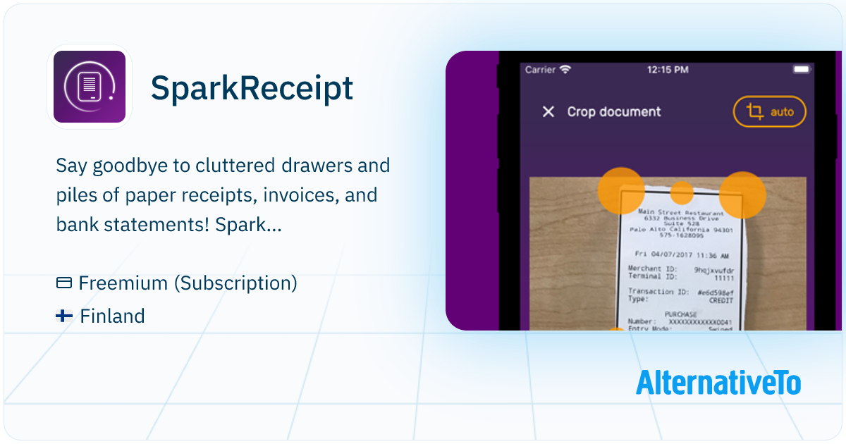 SparkReceipt: A smart receipt & documents manager for individuals and ...