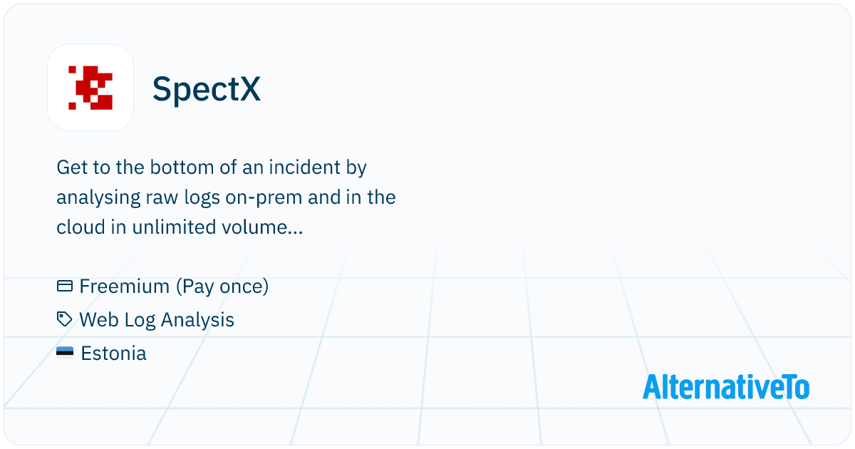 SpectX: Distributed log-parser and query engine that works across ...