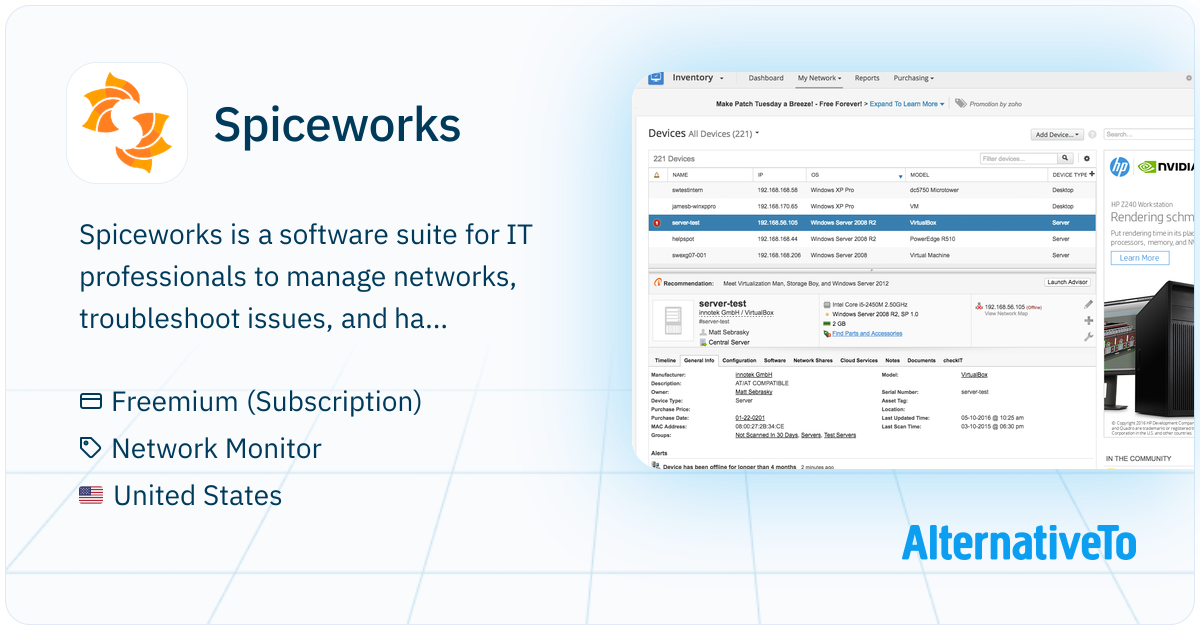 Spiceworks: Free cloud help desk with ticketing, inventory, and ...