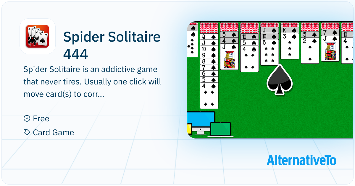 Spider Solitaire 444 (Series): Spider Solitaire is an addictive game ...