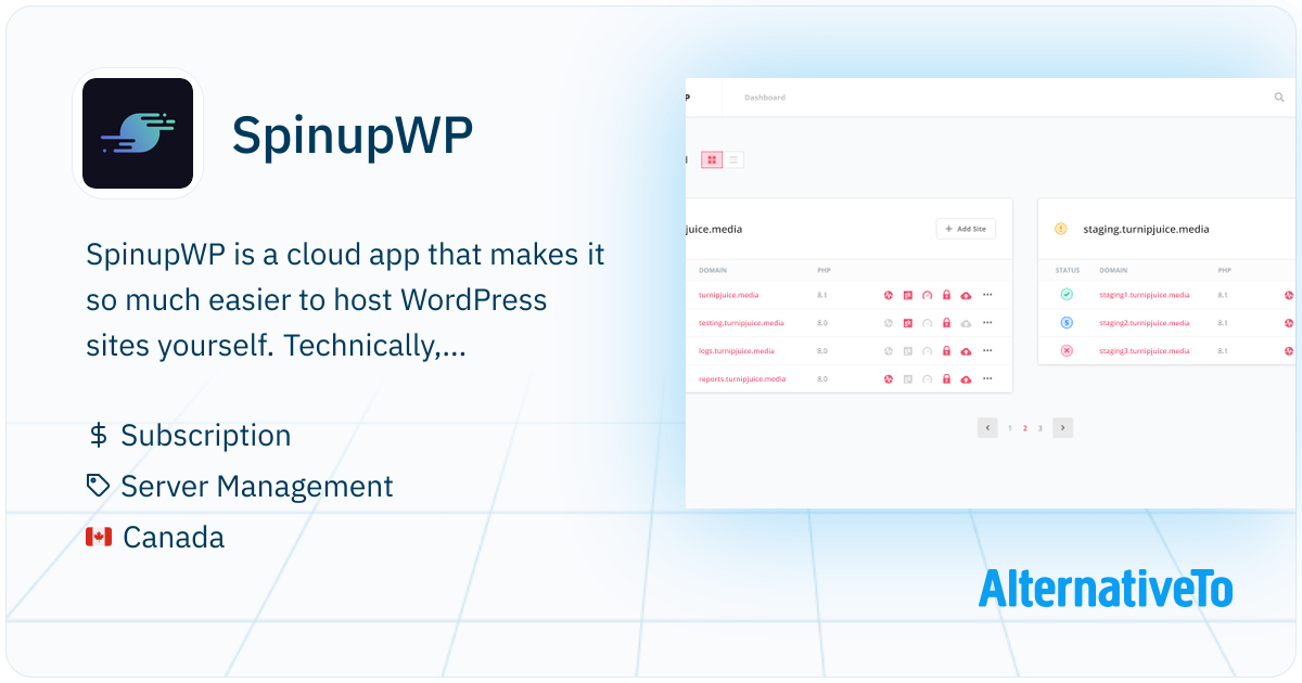 SpinupWP: Modern server control panel that’s here to help developers ...