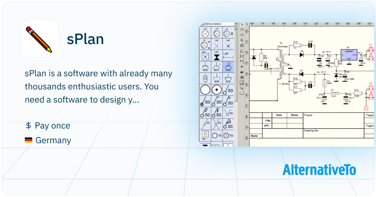 sPlan: Software to design schematic circuit diagrams (and simple ...