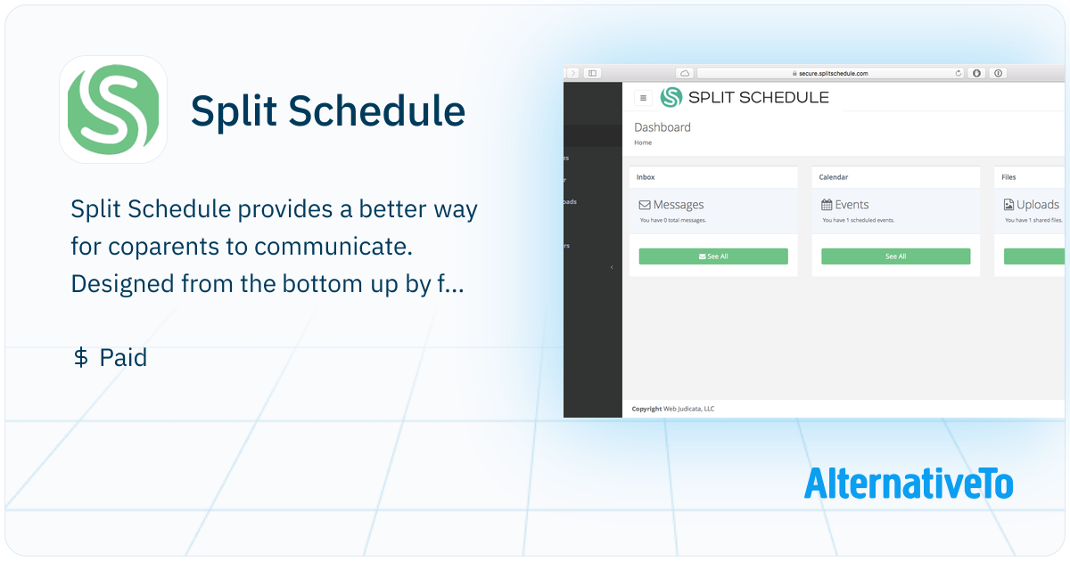 Split Schedule: Coparenting software for high conflict families ...