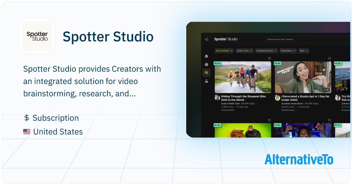 Spotter Studio: Helps YouTube Creators create more winning videos ...