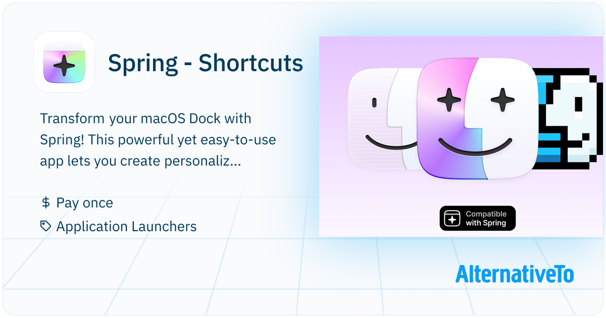 Spring - Shortcuts: A little launcher where you can launch any app with ...