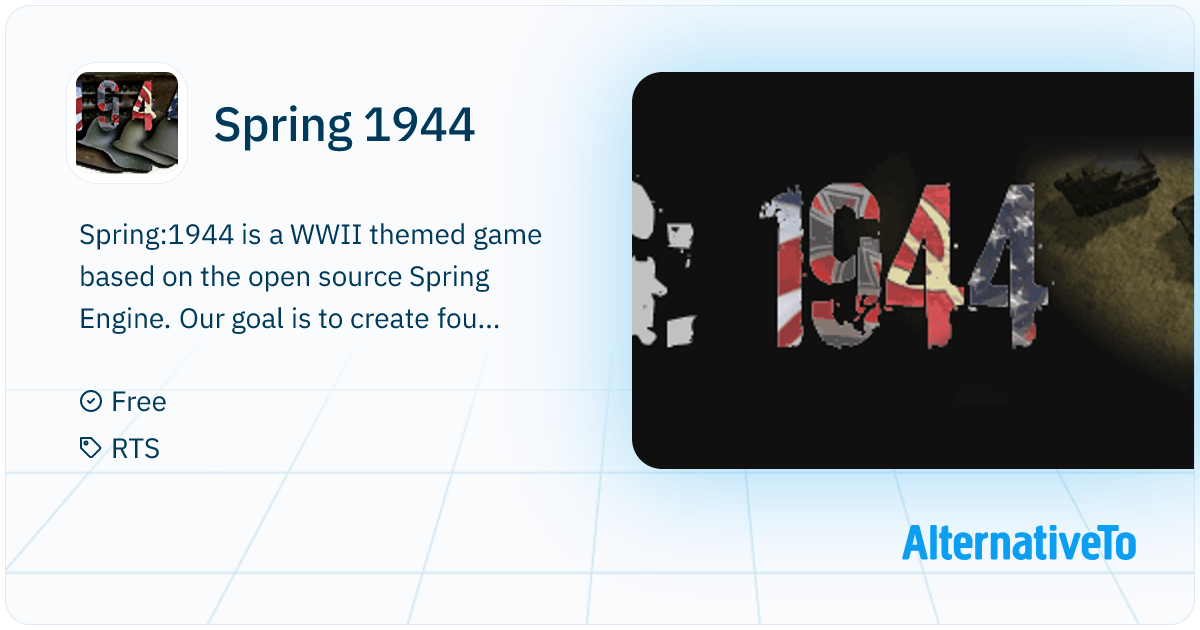 Spring 1944: Spring:1944 is a WWII themed game based on the open source ...