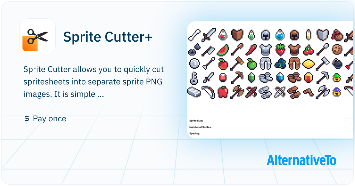 Sprite Cutter+: Sprite Cutter allows you to quickly cut | AlternativeTo