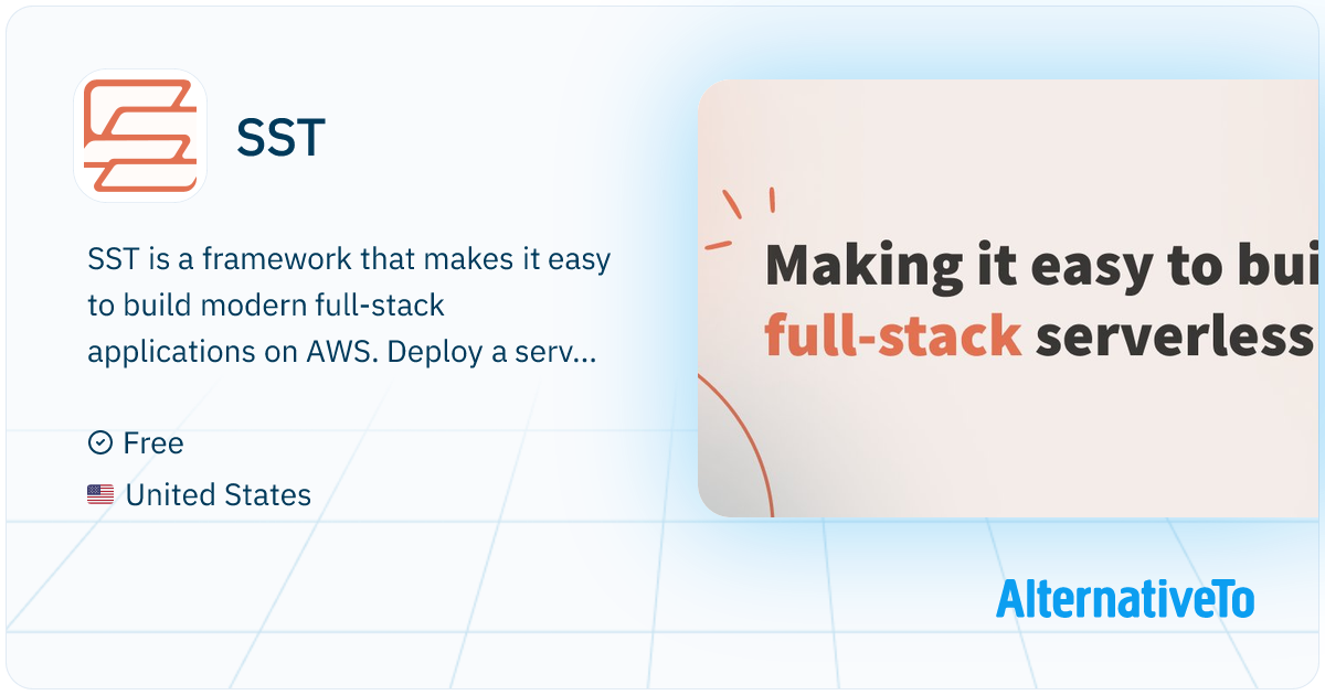 SST: Build modern full-stack serverless applications on AWS with Next ...