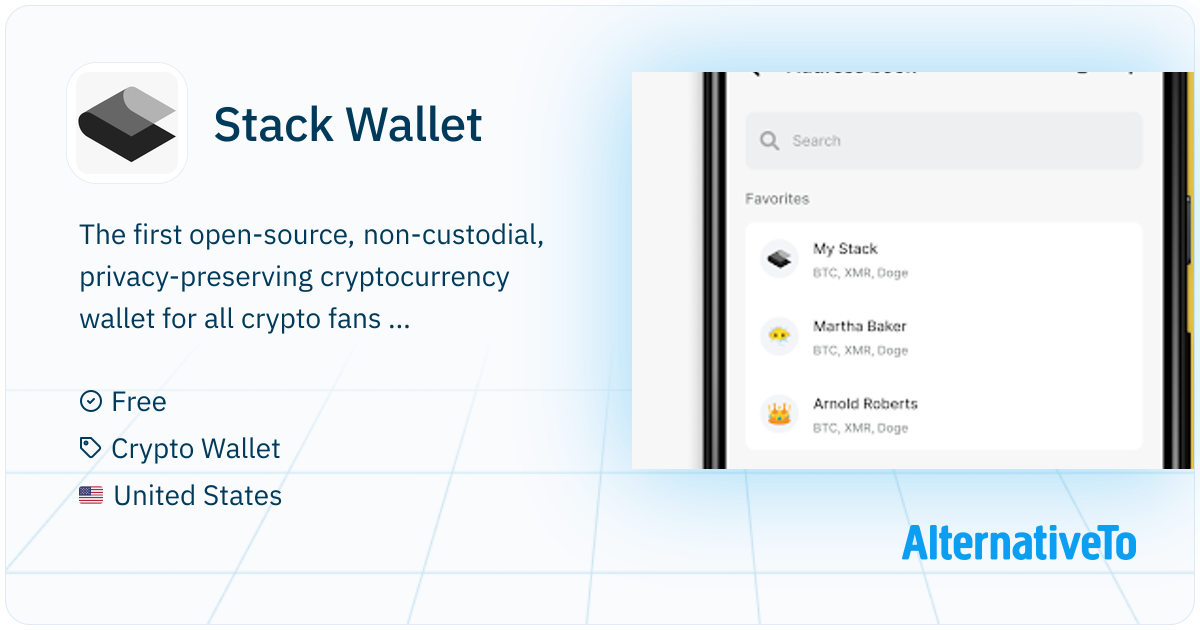 Stack Wallet: A multicoin, cryptocurrency wallet | AlternativeTo