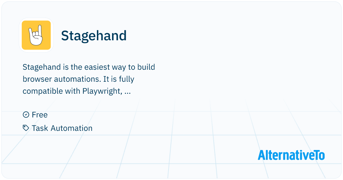 Stagehand: An AI web browsing framework focused on simplicity and ...