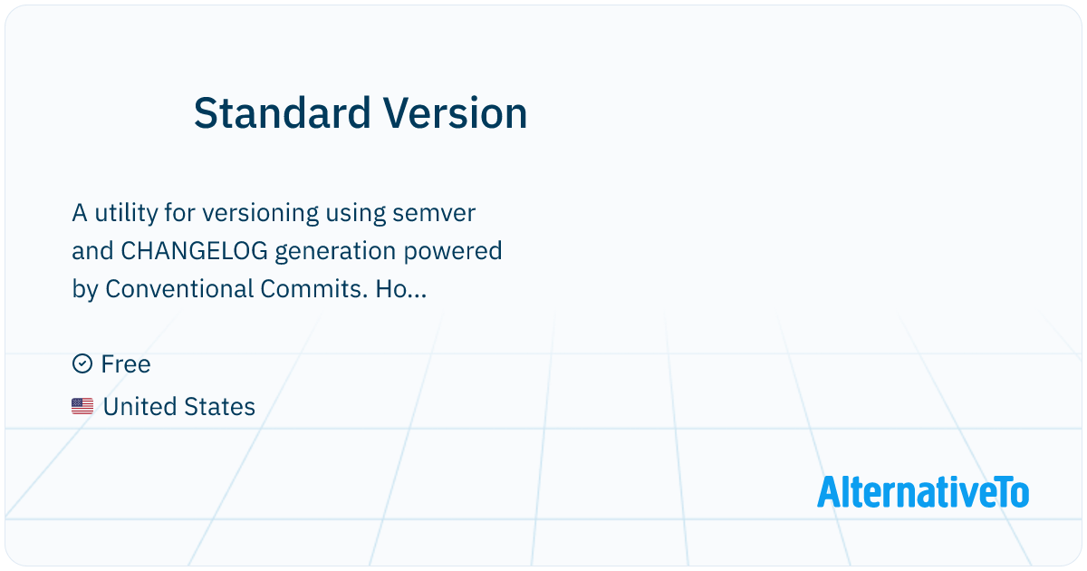 Standard Version: Automate versioning and CHANGELOG generation, with ...