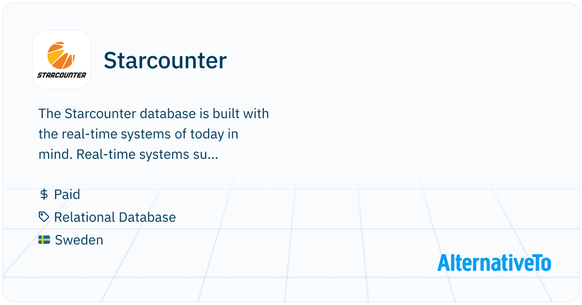 Starcounter: The application platform for next generation enterprise ...