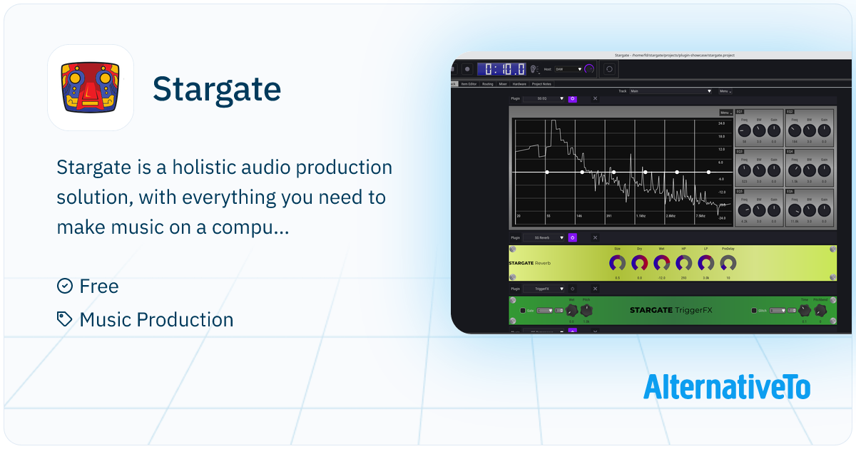 Stargate: Digital audio workstation with a powerful pattern-based ...