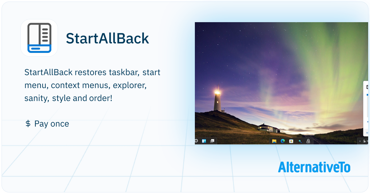 StartAllBack: The Windows 11 version of the Startisback replacement ...