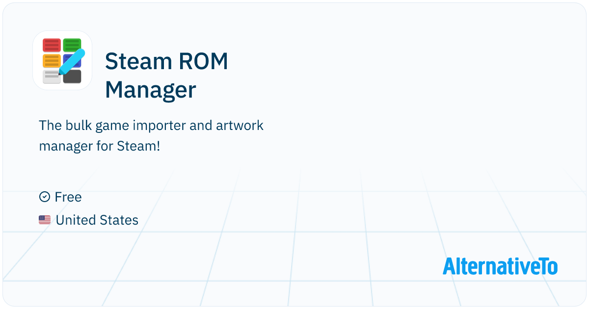 Steam ROM Manager: The bulk game importer and artwork manager for Steam ...