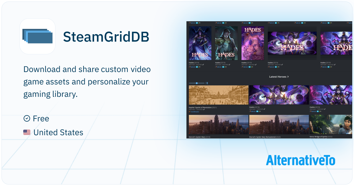 SteamGridDB: Download and share custom video game assets and ...