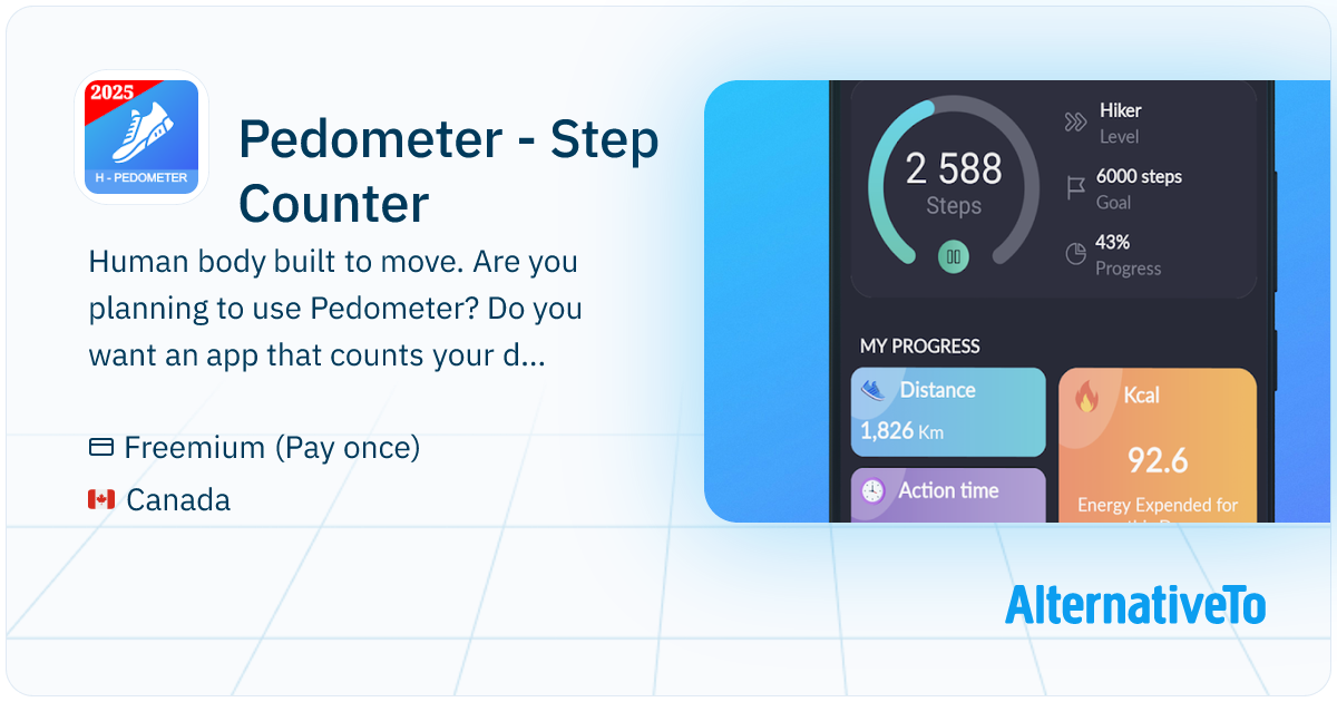 Pedometer - Step Counter: Pedometer app to count your steps & easy step ...