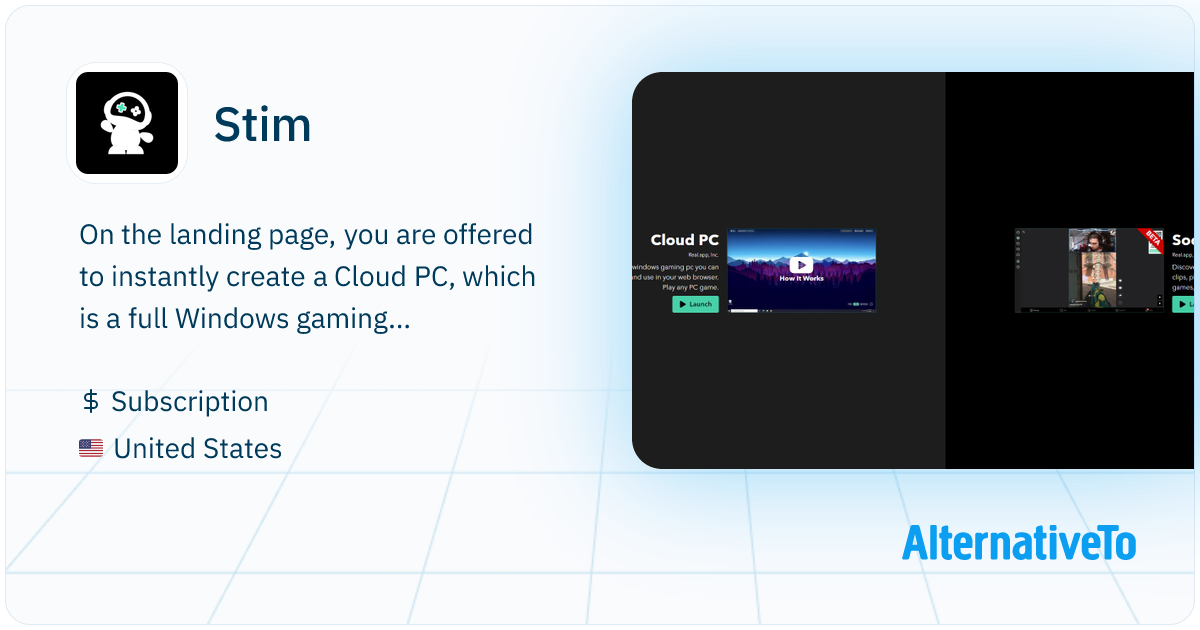 Stim: Your personal cloud gaming PC ready in seconds with integration ...