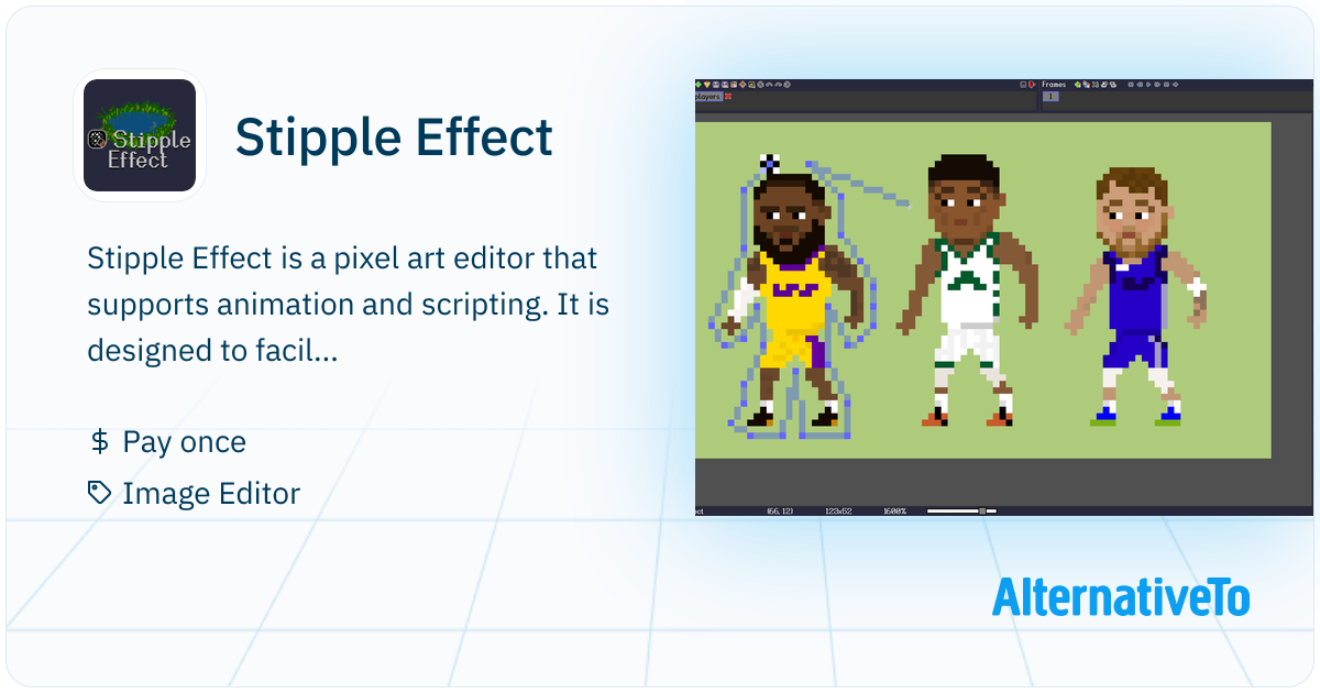 Stipple Effect: Scriptable pixel art editor with animation capabilities ...