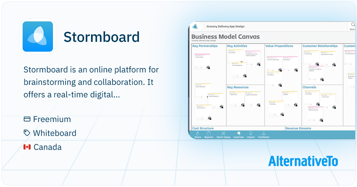 Stormboard: Real-time whiteboard for idea collaboration | AlternativeTo