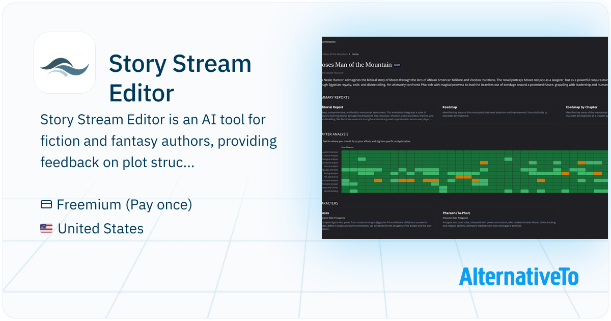Story Stream Editor: Helps fiction authors revise their novels with ...