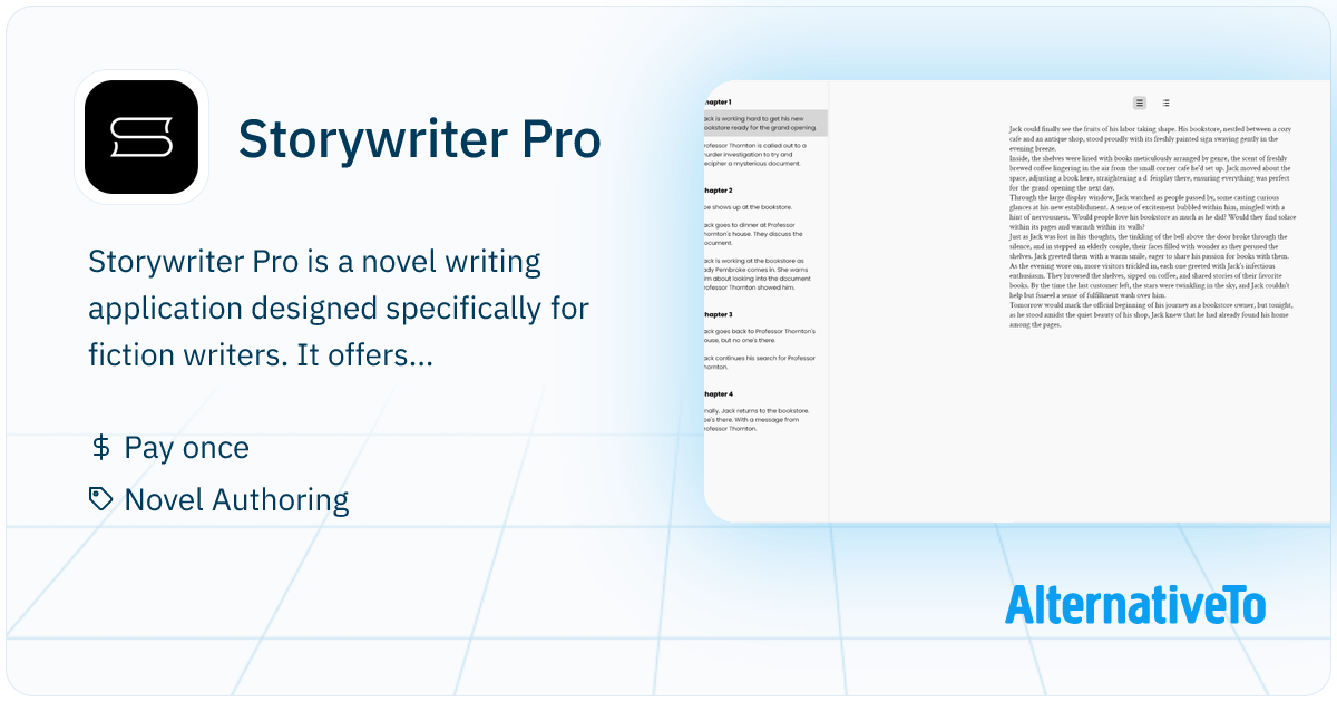 Storywriter Pro: A clean, distraction-free novel writing app built for ...