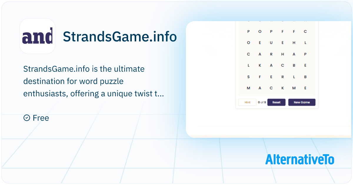 StrandsGame.info: Offers daily word puzzles and unlimited gameplay ...