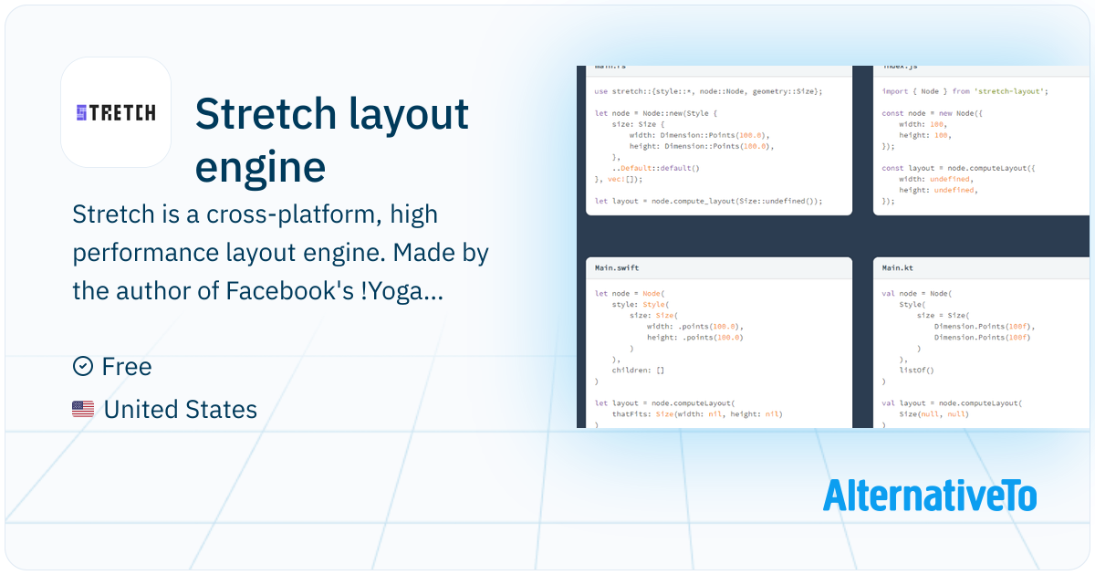 Stretch layout engine: High performance, cross-platform layout engine ...